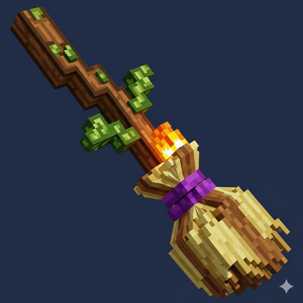 Addons Ashen Witch Broom — Minecraft Mods — MetaMods