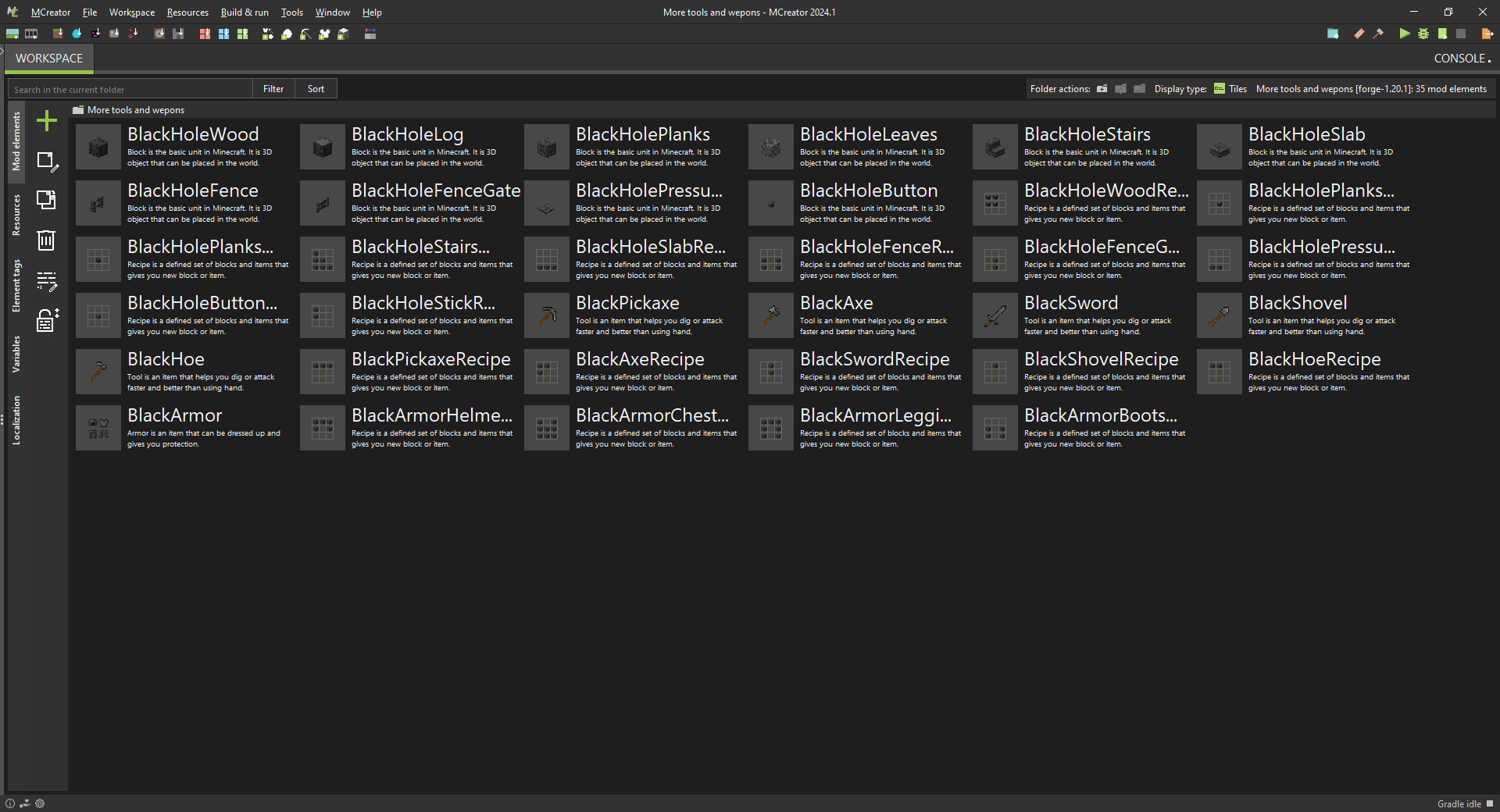 Download Black Hole Armor and tools — Minecraft Mods — MetaMods