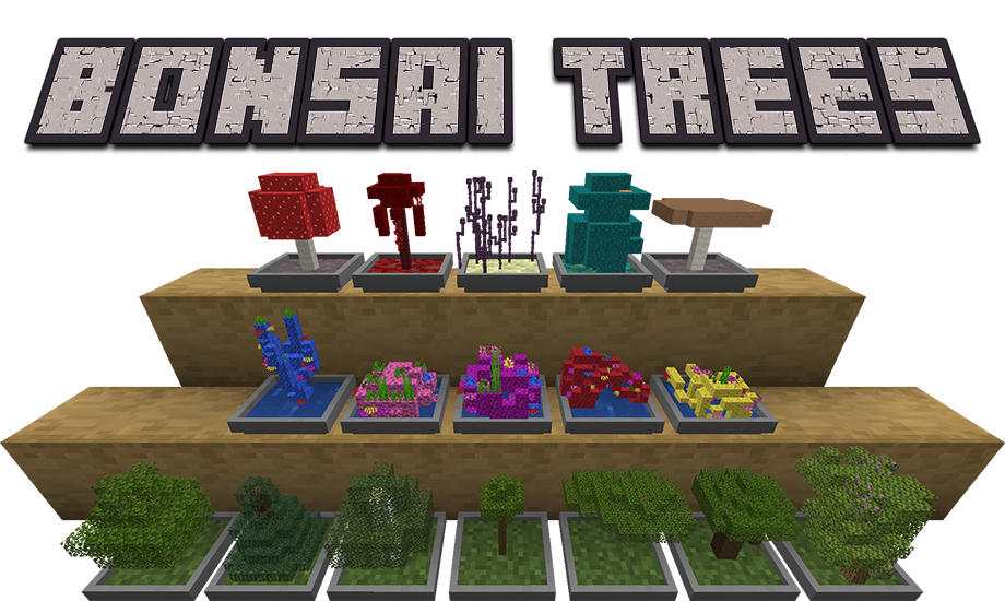 Галерея Bonsai Trees 3 BYG Edition — Minecraft Моды — MetaMods