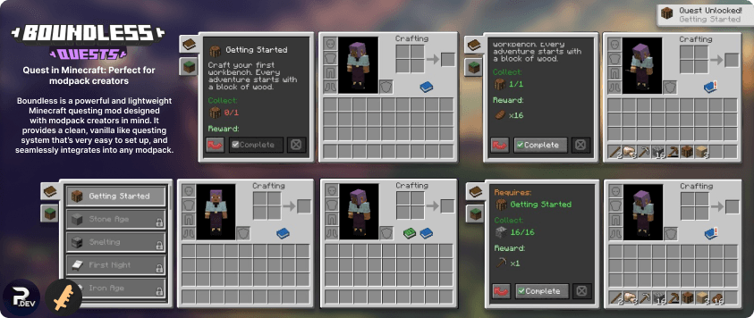 Скачать Boundless: Quests — Minecraft Моды — MetaMods