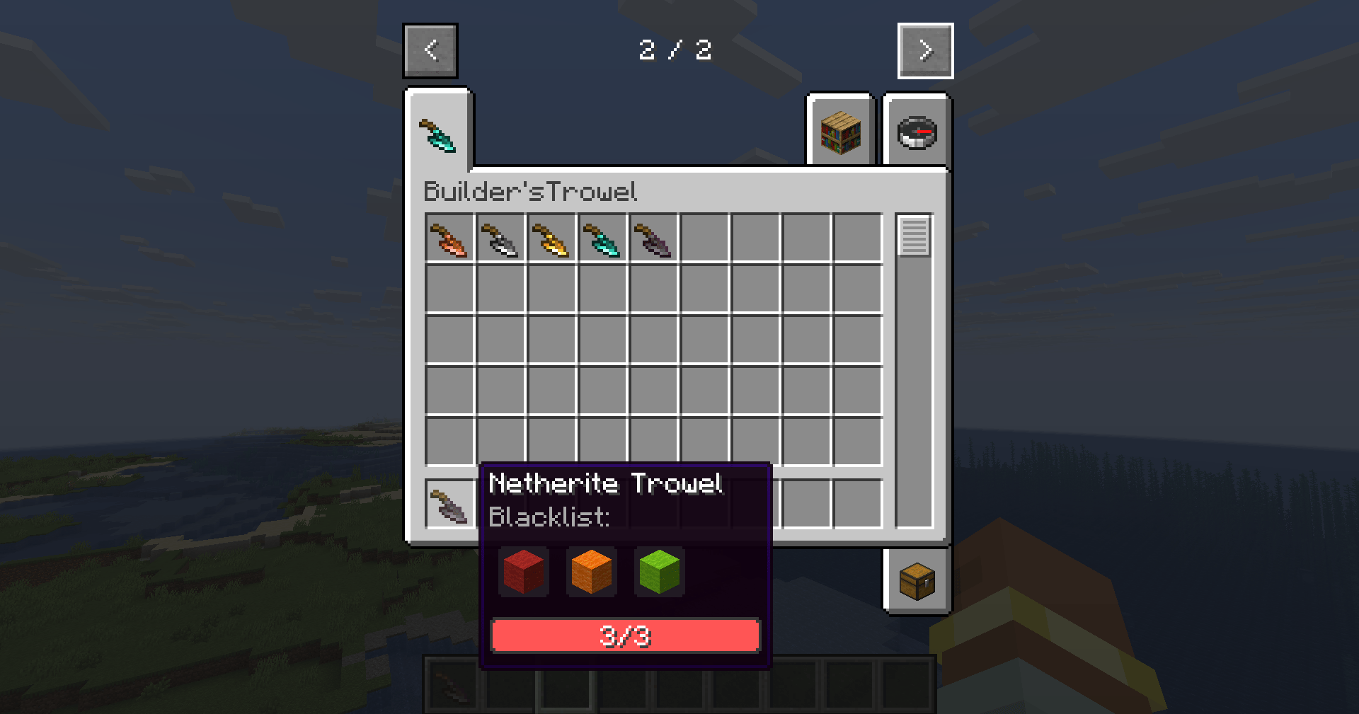 Скачать Builder'sTrowels — Minecraft Моды — MetaMods