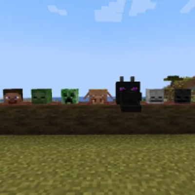 Скачать Craftable Mob Heads clasical — Minecraft Моды — MetaMods