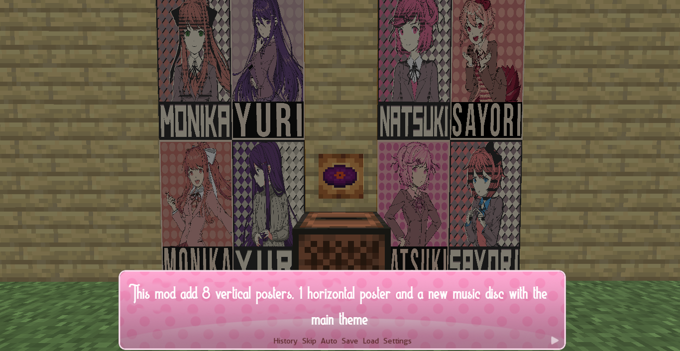 Отзывы Doki Doki Literature Club - DDLC — Minecraft Моды — MetaMods