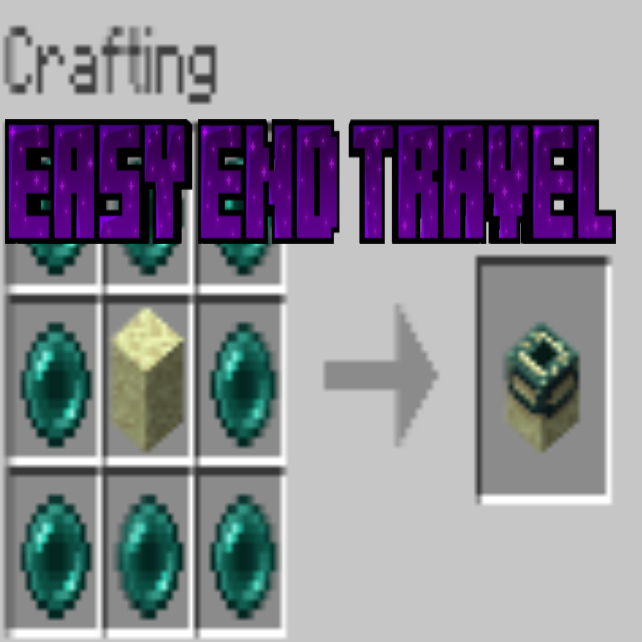 Версии Easy End Travel - Craft End Portals — Minecraft Моды — MetaMods