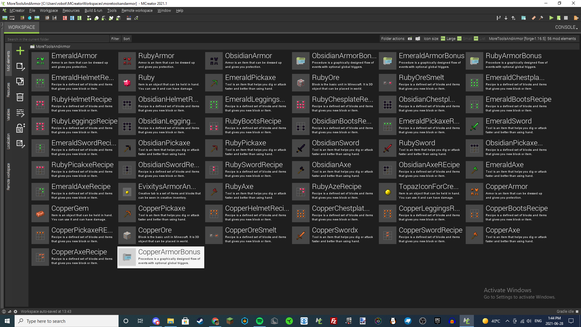 Скачать Evixity's More Armor And Tools — Minecraft Моды — MetaMods