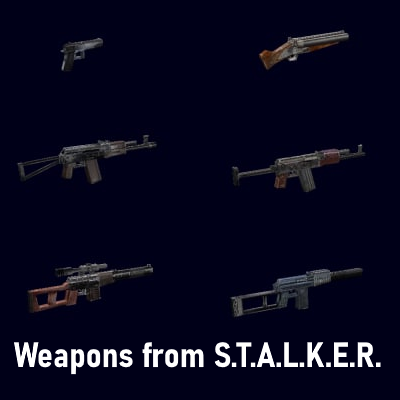 Скачать [Flans mod content pack] Stalker weapon pack — Minecraft Моды ...