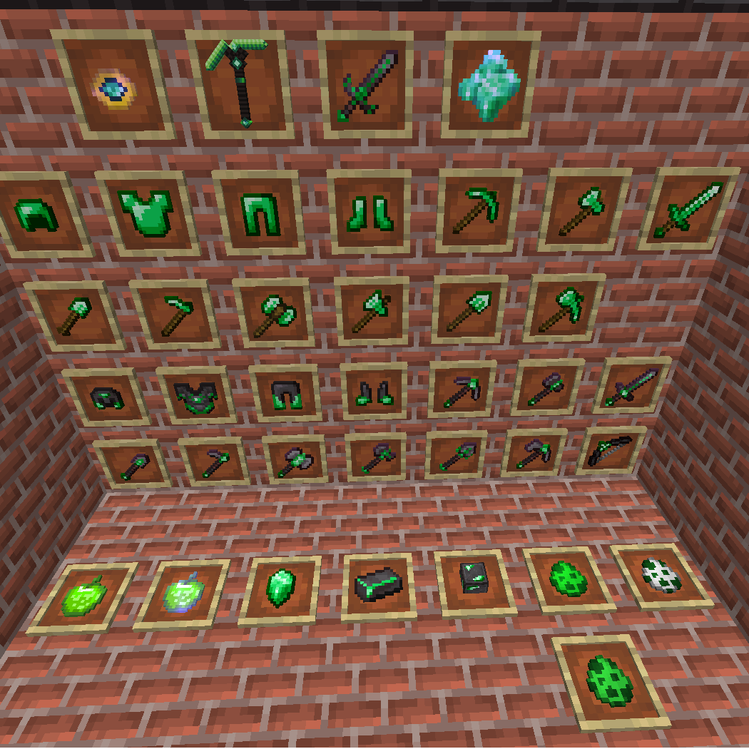 Версии Masters Emerald tools — Minecraft Моды — MetaMods
