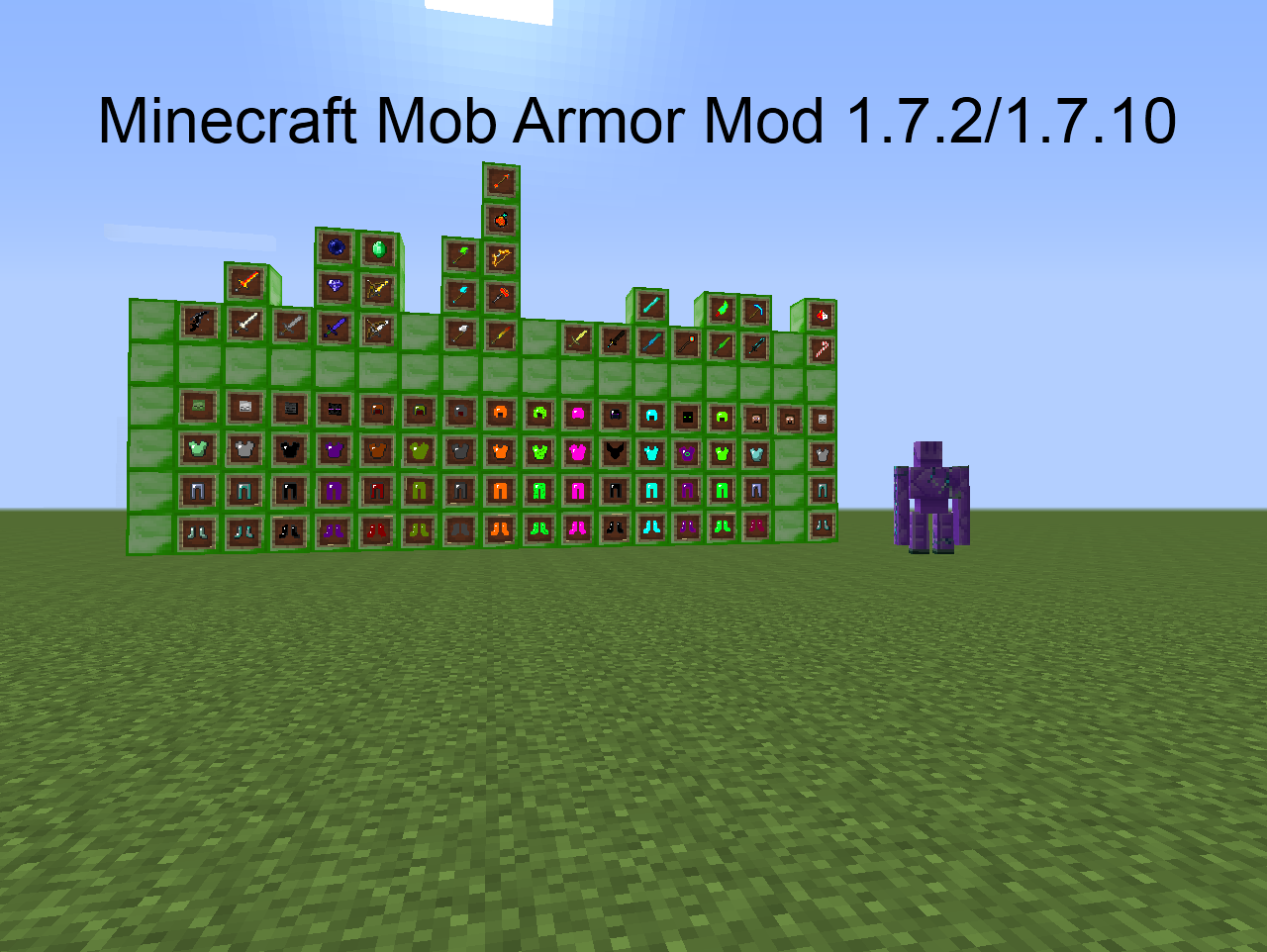 Версии Minecraft Mob Armor Mod — Minecraft Моды — MetaMods