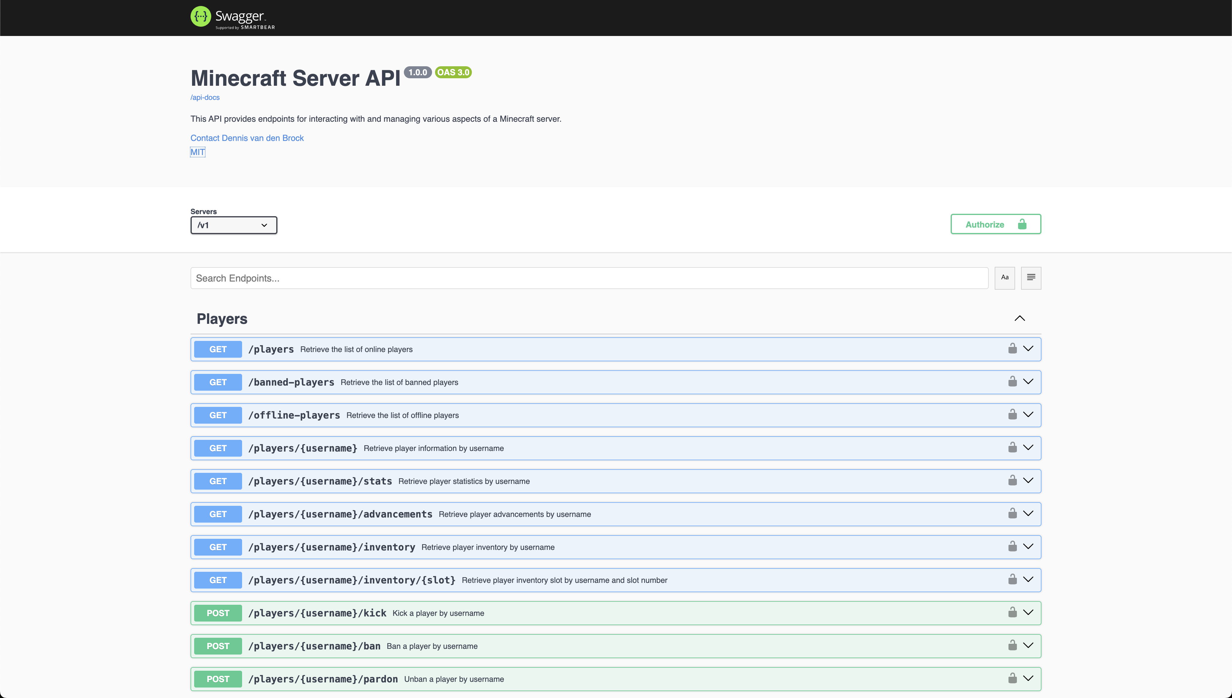 Версии Minecraft Server API — Minecraft Моды — MetaMods