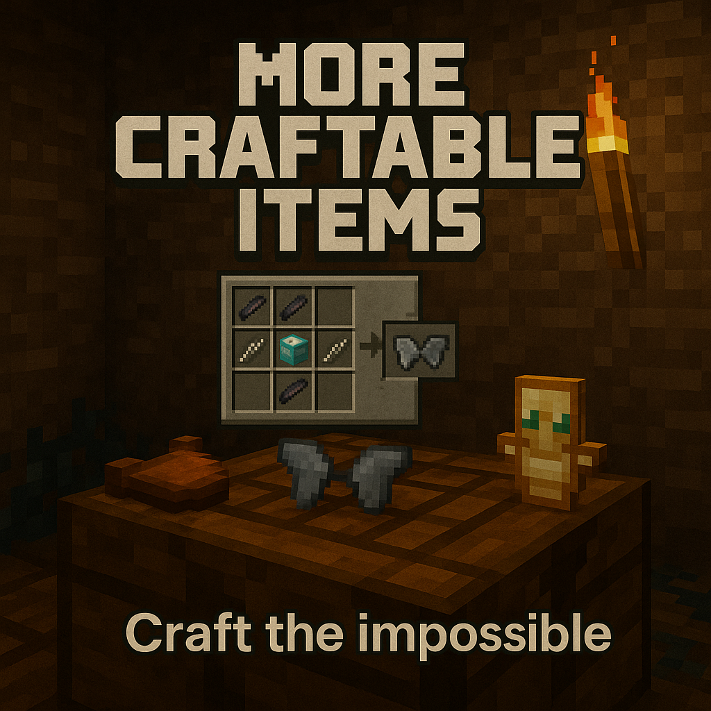 Скачать More Craftable Items — Minecraft Моды — MetaMods