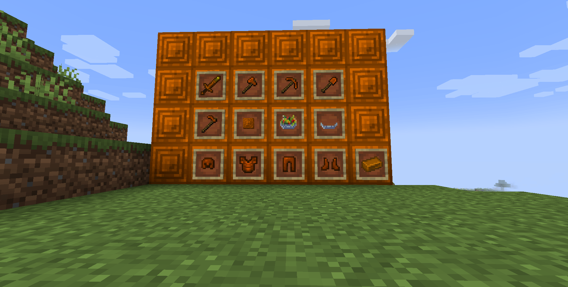 Download Orange Calcite Armor + Tools — Minecraft Mods — MetaMods
