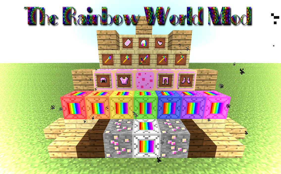 Download Rainbow World — Minecraft Mods — MetaMods