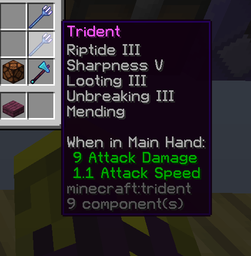 Скачать Rare Trident & Axe — Minecraft Моды — MetaMods