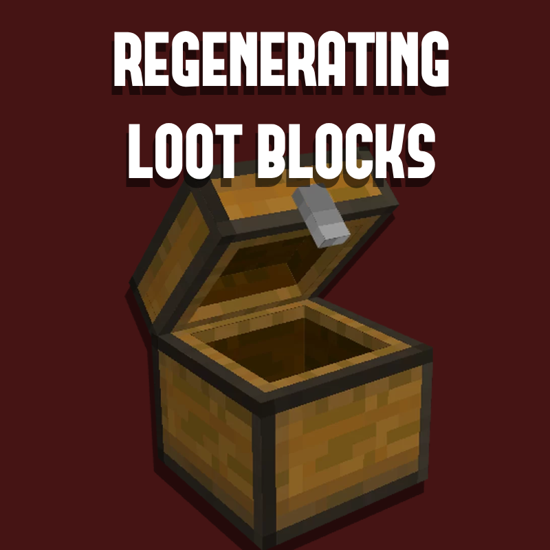 Скачать Regenerating Loot Blocks — Minecraft Моды — MetaMods