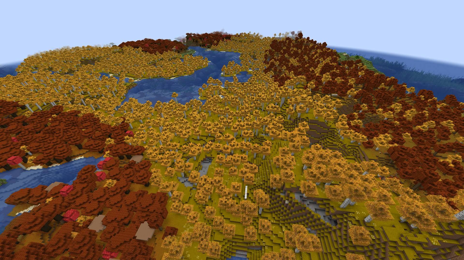 Галерея Autumn Biomes — Minecraft Ресурспаки — MetaMods