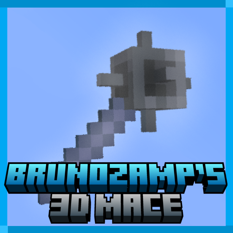 Скачать Brunozamp's 3D Mace — Minecraft Ресурспаки — MetaMods