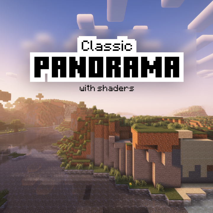 Скачать Classic panorama with Shaders (Java Edition) — Minecraft Ресурспаки — MetaMods