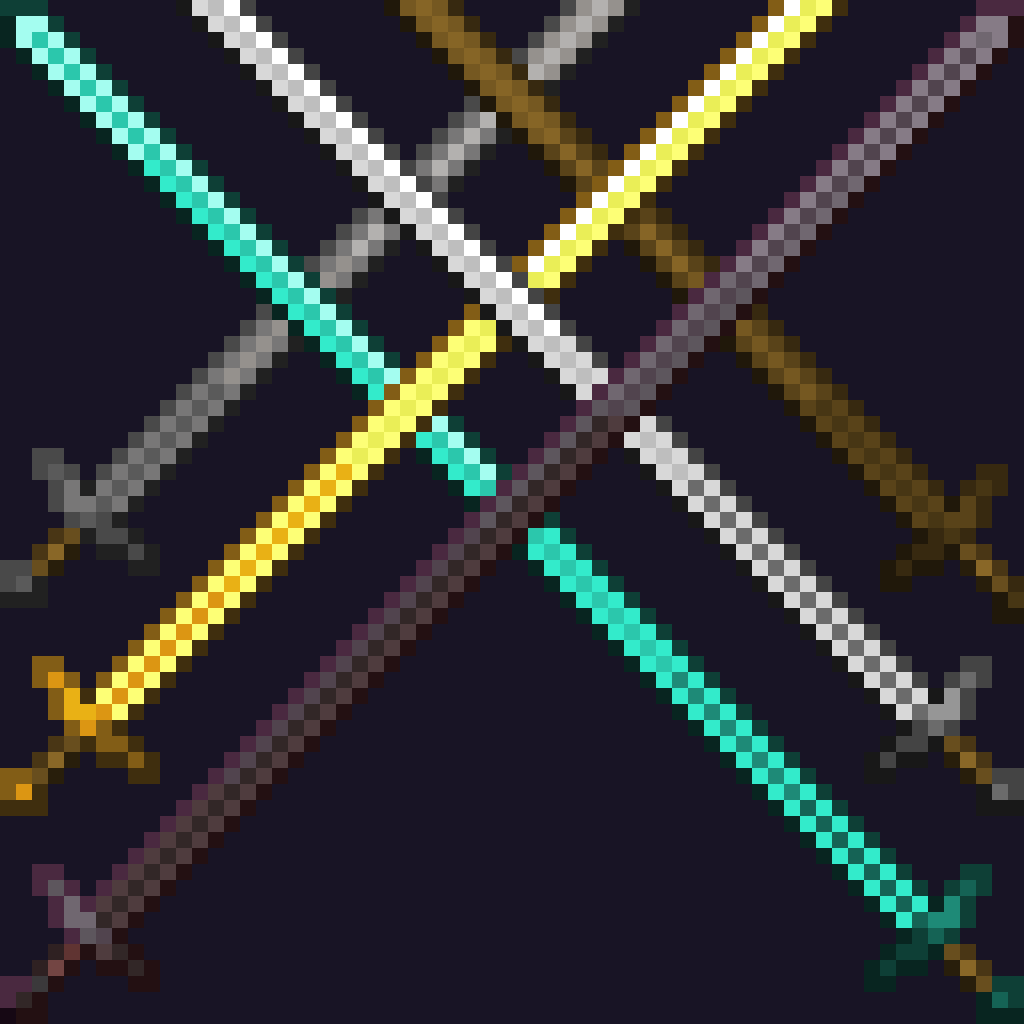 Скачать Comically Long Swords — Minecraft Ресурспаки — MetaMods
