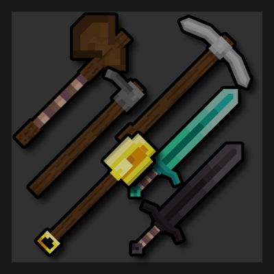 Скачать Dedo's Vanilla 3D Tools and Weapons — Minecraft Ресурспаки ...