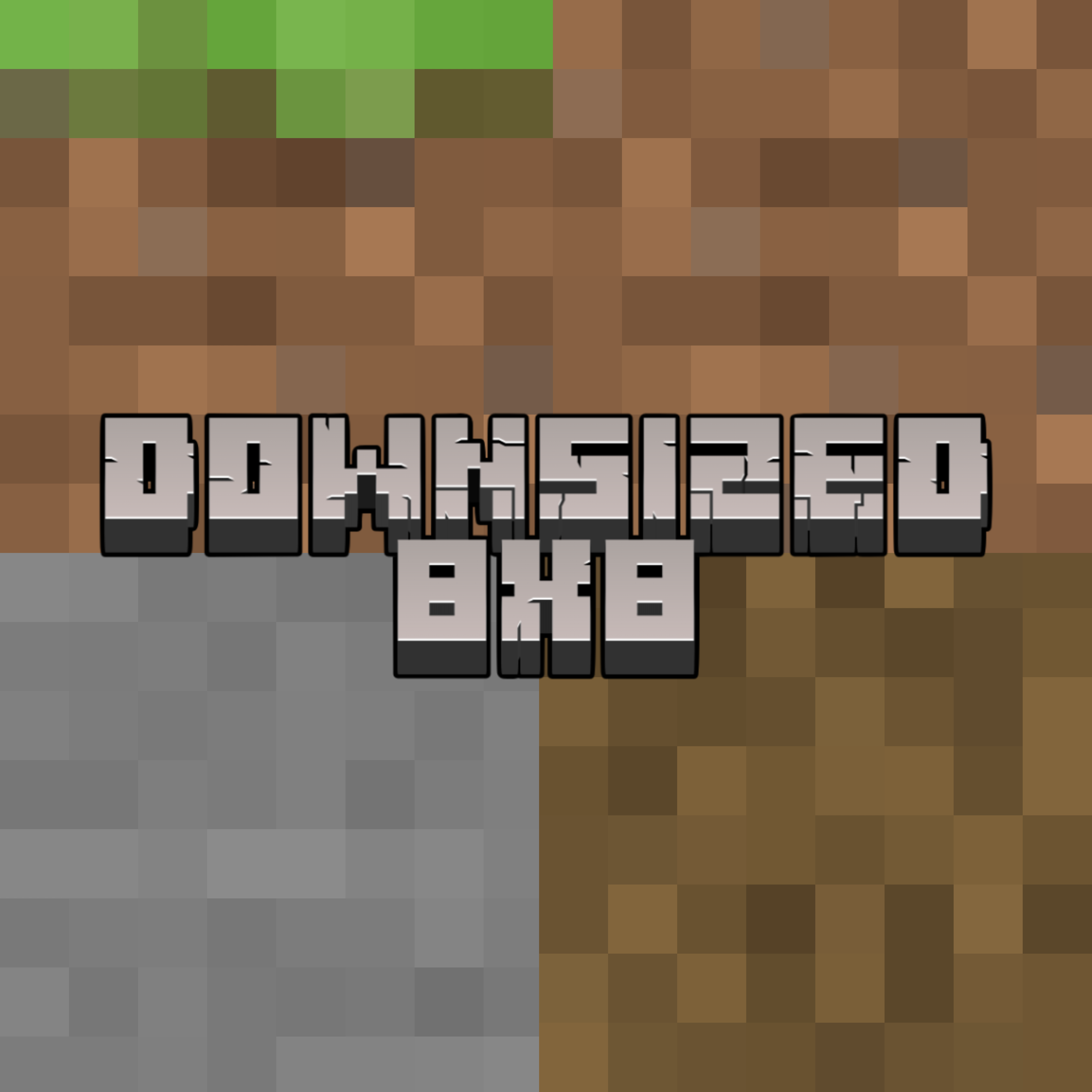Скачать Downsized 8x8 — Minecraft Ресурспаки — MetaMods