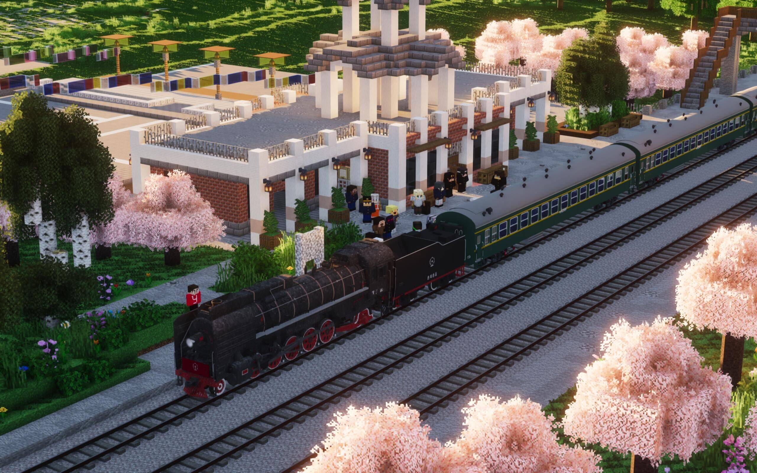 Скачать [IR/Immersive Railroading]QJ Class steam locomotive — Minecraft Ресурспаки — MetaMods