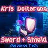 Скачать Kris Deltarune Sword + Shield Resource Pack — Minecraft ...