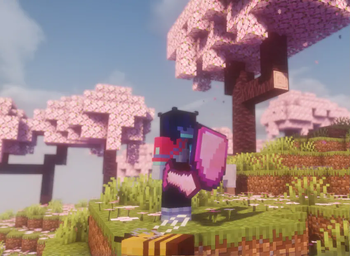 Скачать Kris Deltarune Sword + Shield Resource Pack — Minecraft Ресурспаки — MetaMods