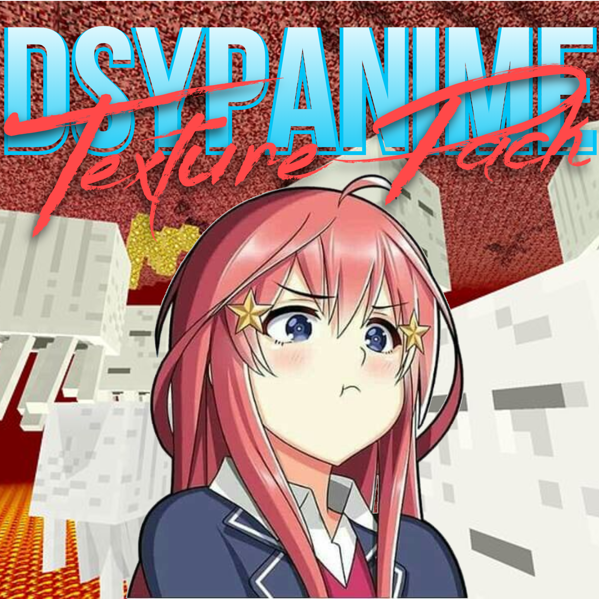 Скачать Anime GUI, Bed, and Texture Pack — Minecraft Ресурспаки — MetaMods