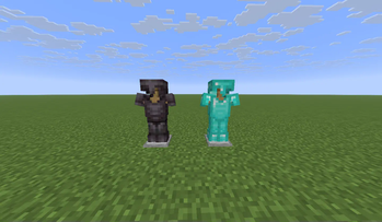 Скачать Regular-ed netherite armour — Minecraft Ресурспаки — MetaMods