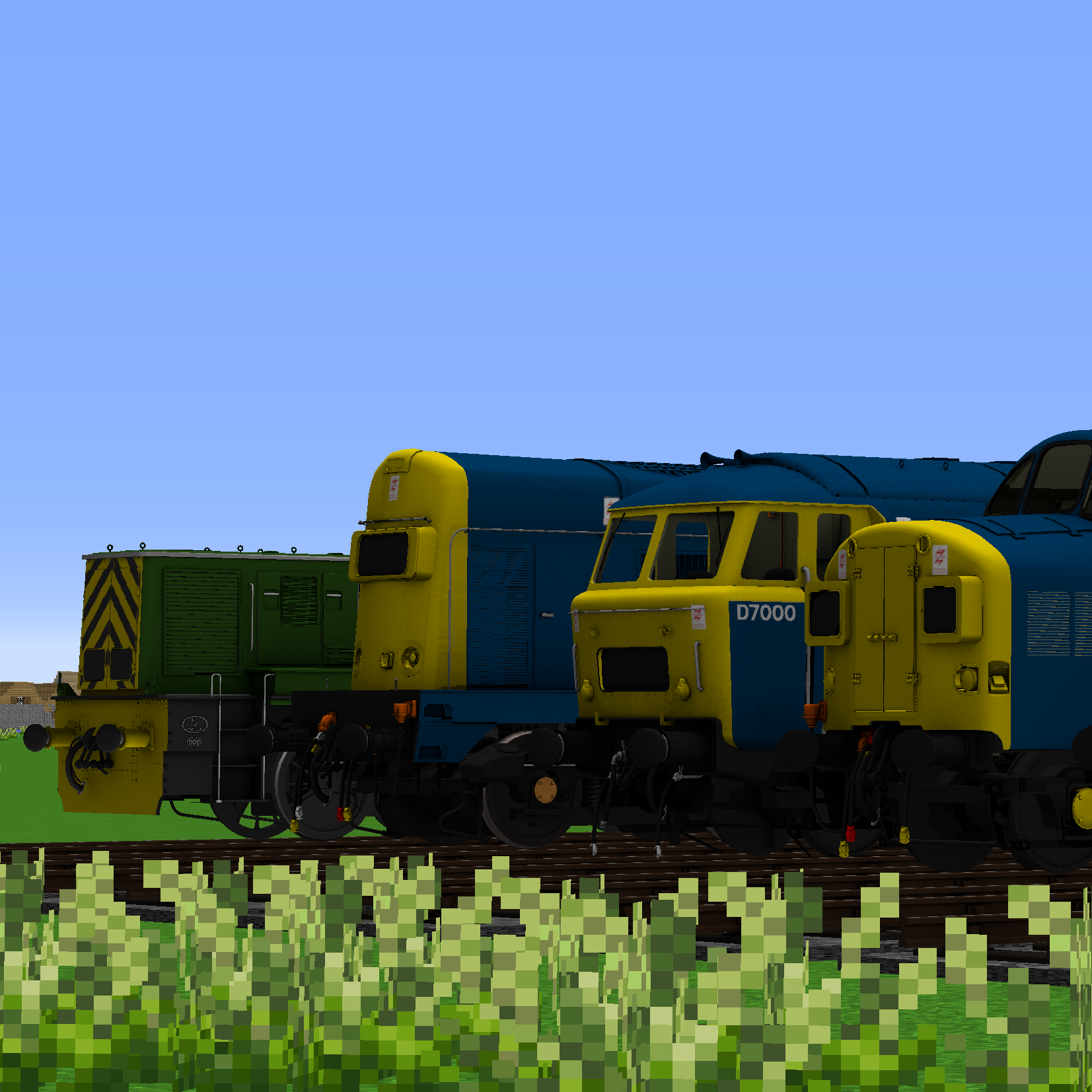 Скачать S&S British Diesel for Immersive Railroading — Minecraft ...