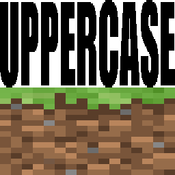 Скачать UPPERCASE text — Minecraft Ресурспаки — MetaMods