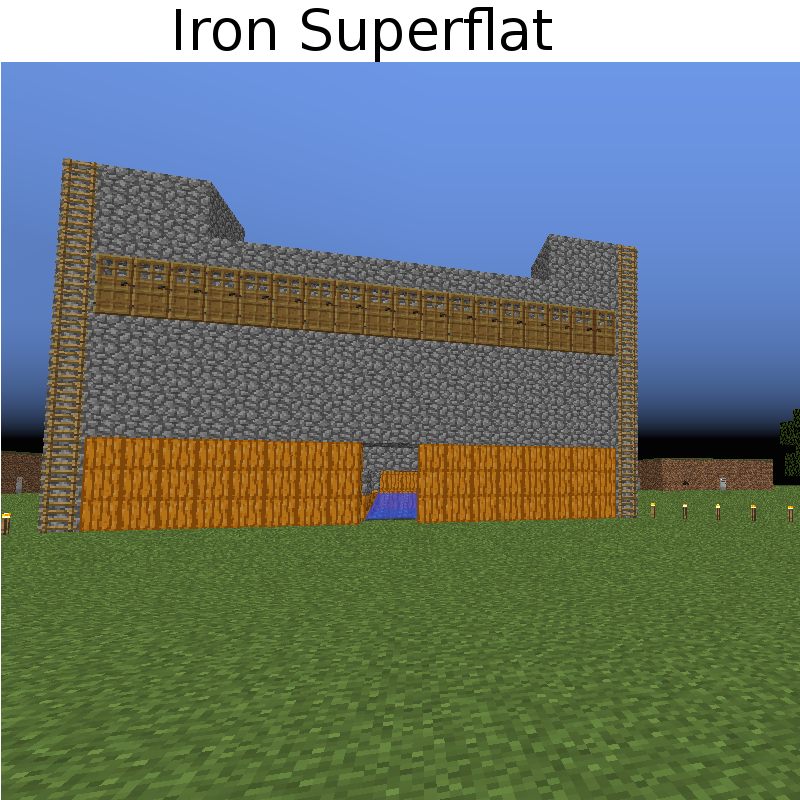 Download Iron Superflat — Minecraft Worlds — MetaMods