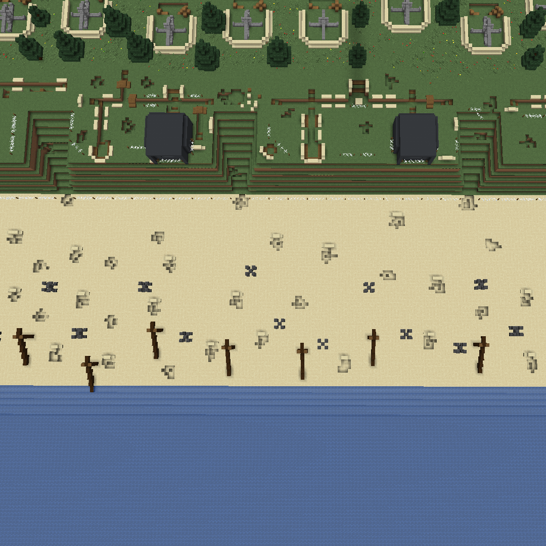 Скачать Operation Overlord Map (D-Day) — Minecraft Миры — MetaMods