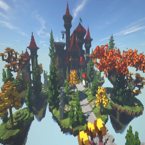 Версии Rehran - A beautiful Red Castle Hub Spawn Lobby — Minecraft Миры — MetaMods