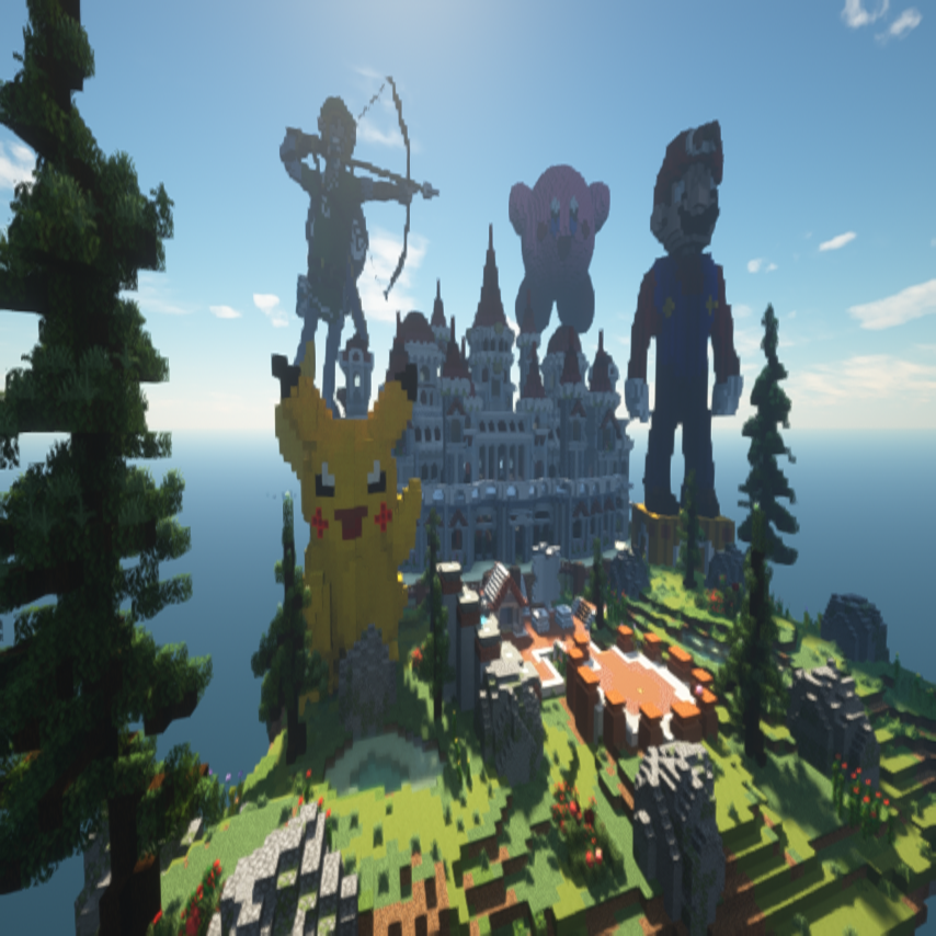 Версии Zamoren - Mario Hub Spawn With Luigi and Link — Minecraft Миры — MetaMods